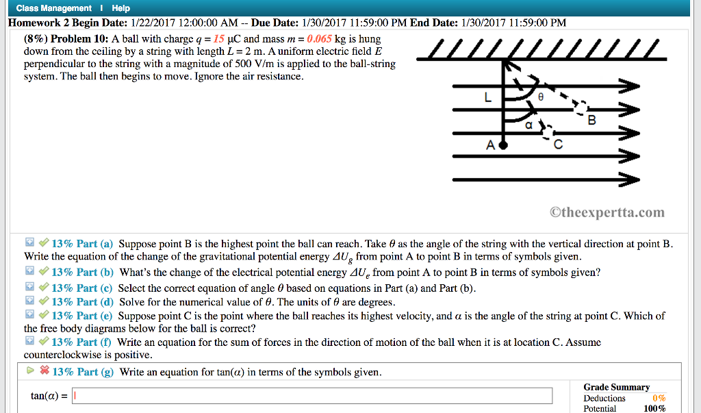 Solved Class Management I Help Homework 2 Begin Date: | Chegg.com