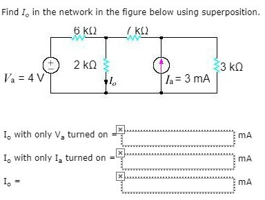 Solved Find I in the network in the figure below using | Chegg.com