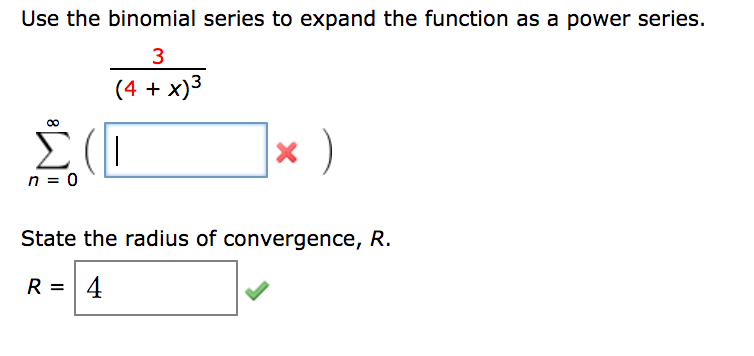 Solved Use the binomial series to expand the function as a | Chegg.com