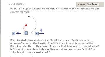 Solved Block A is sliding across a horizontal and | Chegg.com