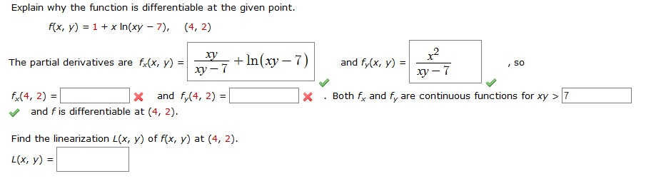 Solved Explain why the function id differentiable at the | Chegg.com