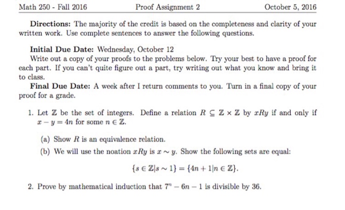 Solved The majority of the credit is based on the | Chegg.com