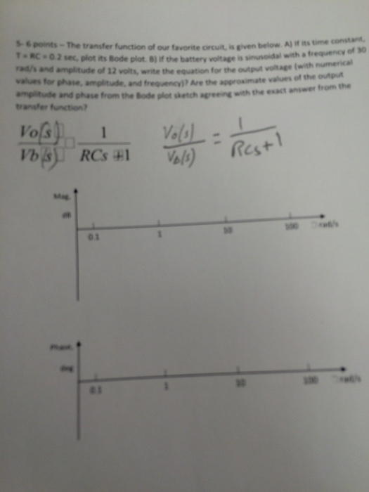 Solved Controls question mechanical engineering need help | Chegg.com