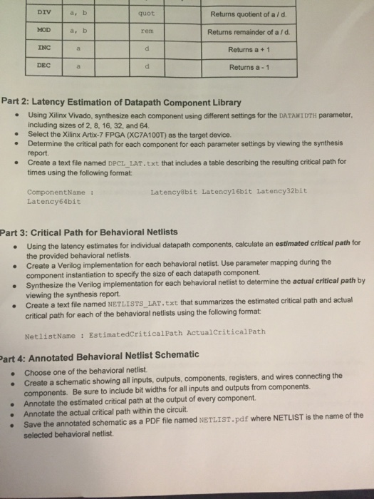 Solved Instruction: Work in groups of two or three. DUE | Chegg.com