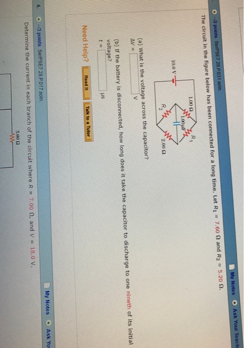 Solved The circuit in the figure below has been connected | Chegg.com