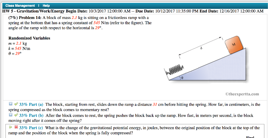 Solved Class Management i Help HW 5 - | Chegg.com