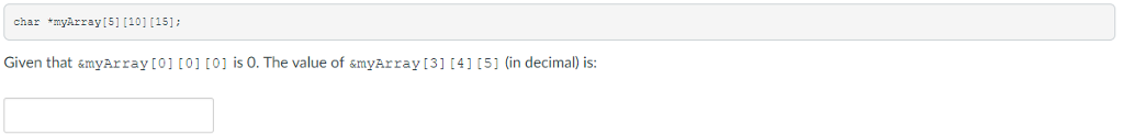 Solved Char Myarray 5 10 15 Given That 