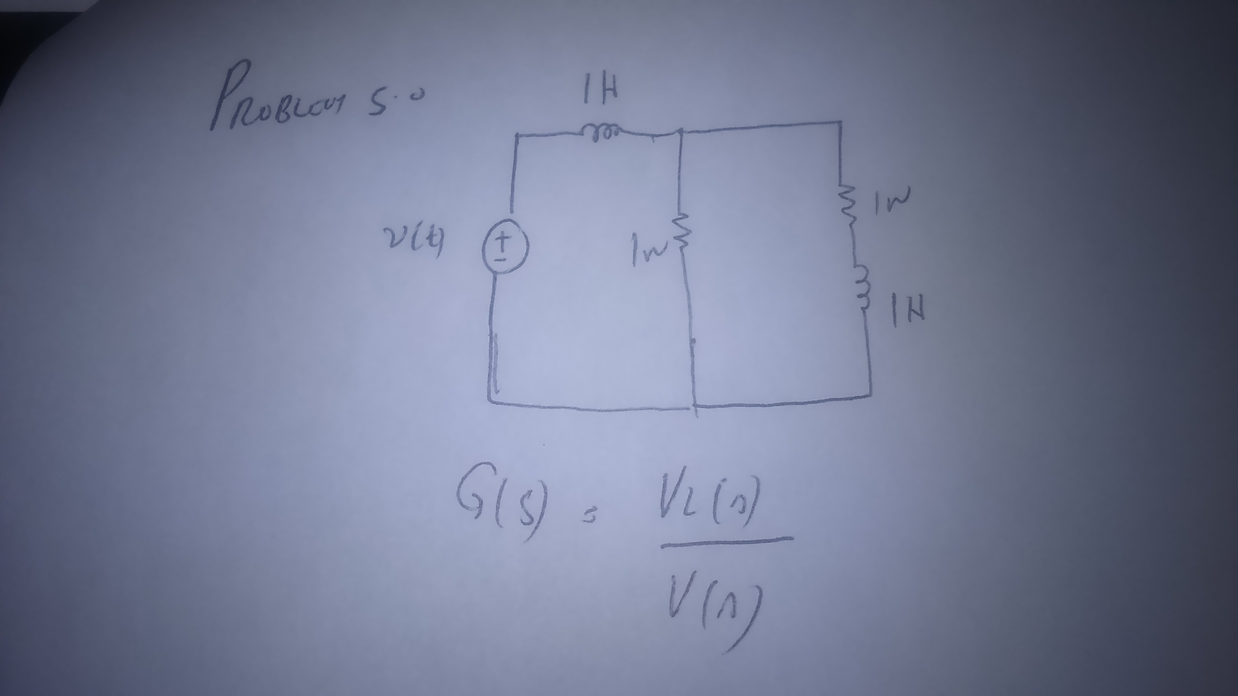 Solved G(s) = V_L (n)/V(n) | Chegg.com