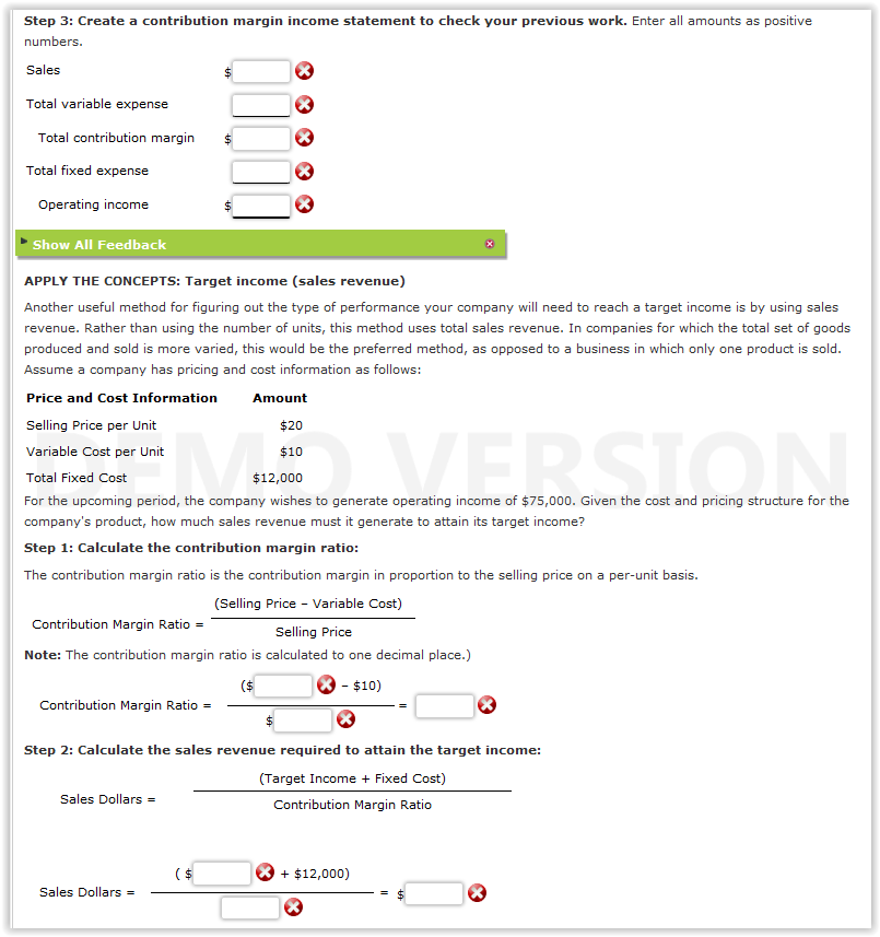 Solved Step 3: Create a contribution margin income | Chegg.com