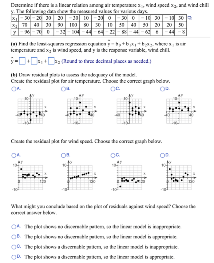 Solved Determine if there is a linear relation among air | Chegg.com