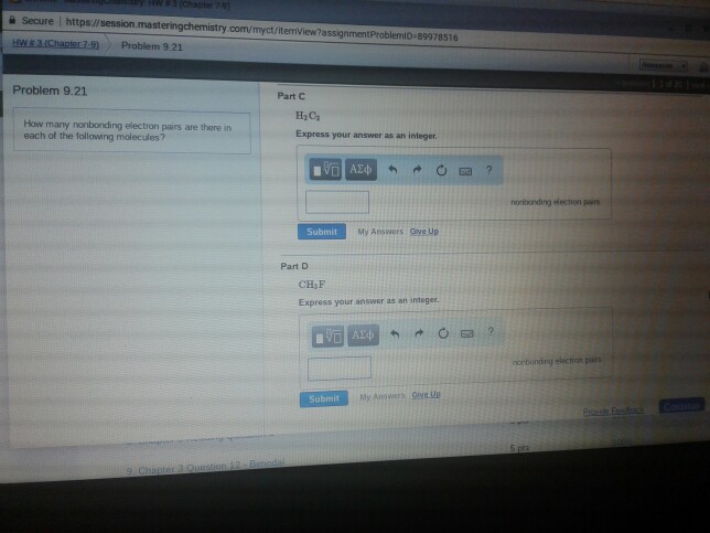 Solved 을 Secure l https://session.rnasteringchemistry | Chegg.com