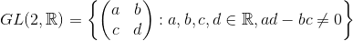 Solved (a)Let Then GL(2, R(all real number)) is a group | Chegg.com