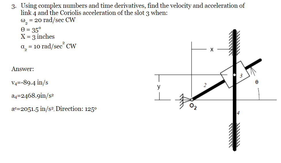 Solved Using complex numbers and time derivatives, find the | Chegg.com