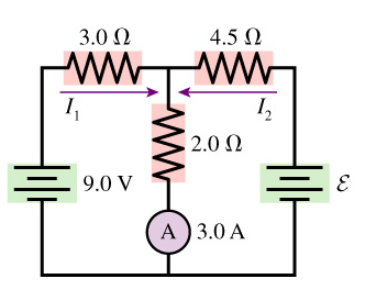 Solved The ammeter in the figure reads 3.0 A. (Figure 1). | Chegg.com