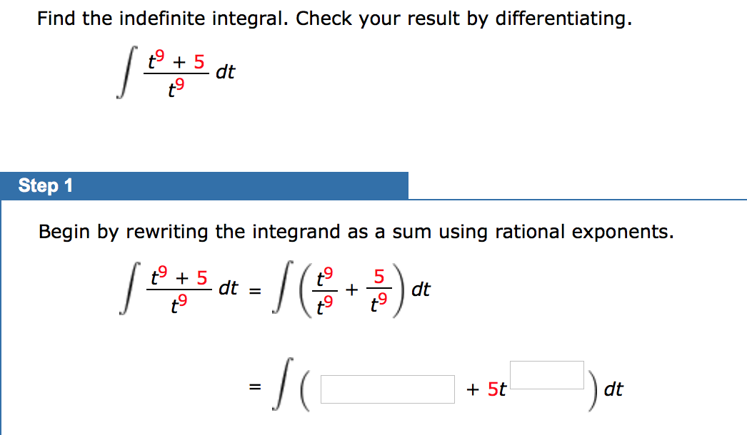 solved-find-the-indefinite-integral-check-your-result-by-chegg