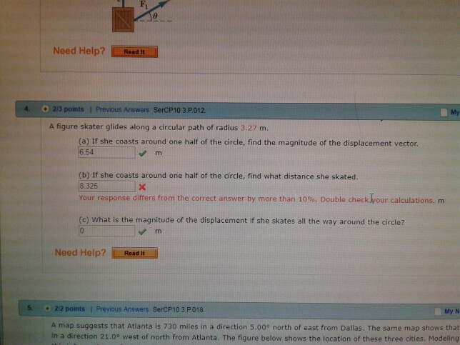 Solved Your response differs from the correct answer by more | Chegg.com