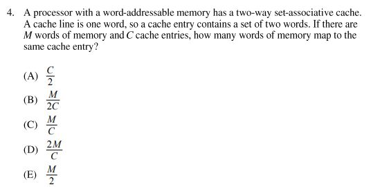 Solved 4. A processor with a word-addressable memory has a | Chegg.com