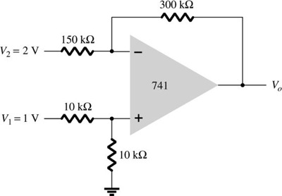 Solved 7. Determine the output voltage for the circuit of | Chegg.com