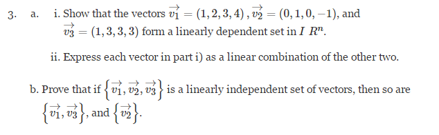 Solved Show that the vectors v_1 = (1, 2, 3, 4), v_2 = (0, | Chegg.com