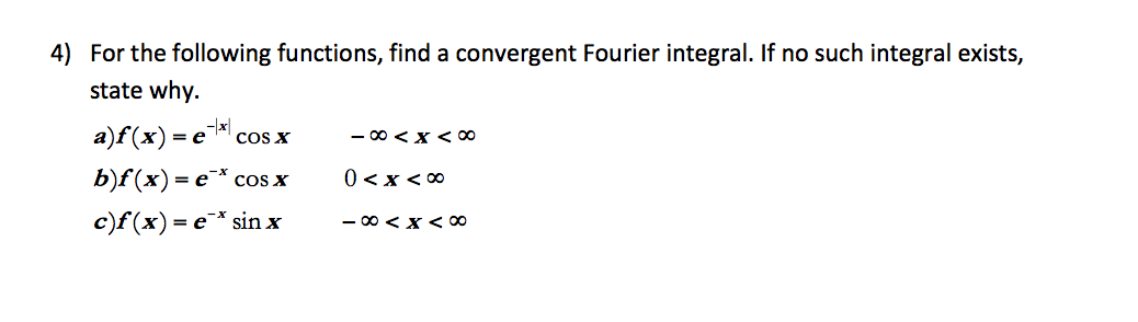 For the following functions, find a convergent | Chegg.com