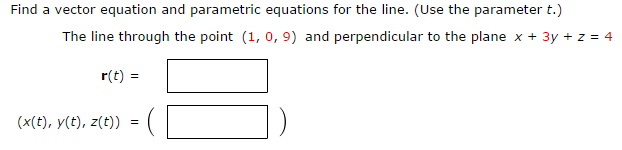 Vector Parametric Equation Calculator Equation Of A Line