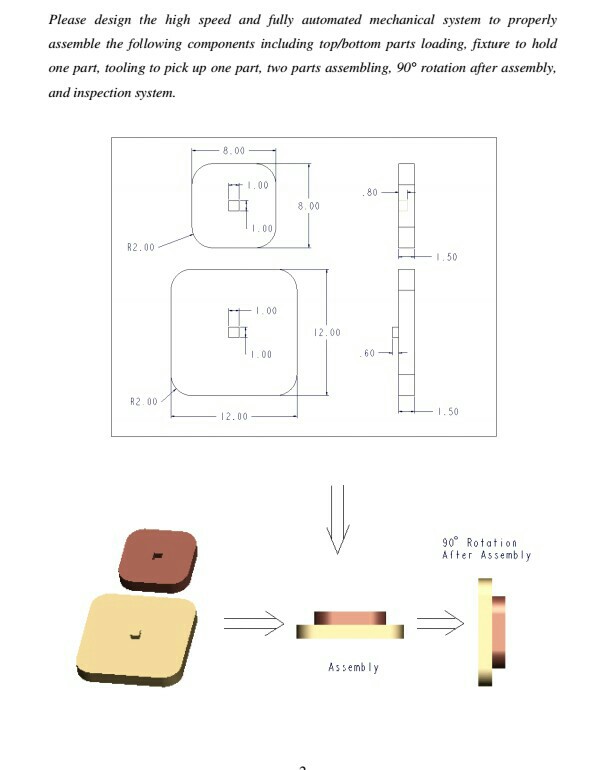 Solved Design the high speed and fully automated mechanical | Chegg.com