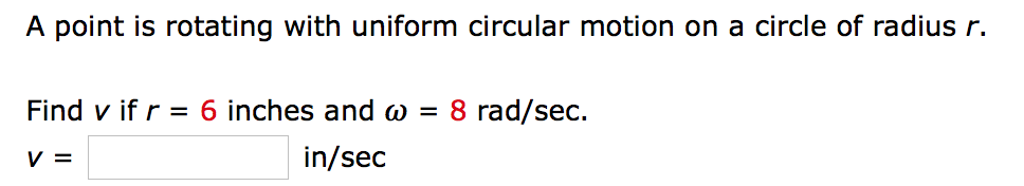 Solved A point is rotating with uniform circular motion on a | Chegg.com