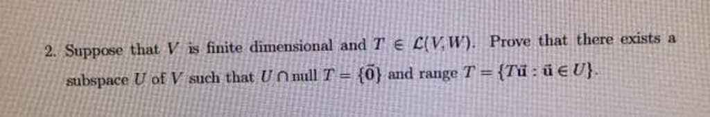 Solved Suppose that V is finite dimensional and T elementof | Chegg.com
