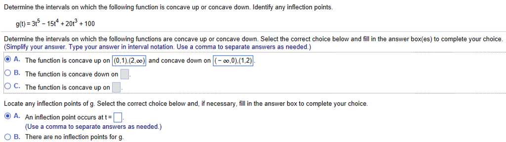 Solved Determine the intervals on which the following | Chegg.com