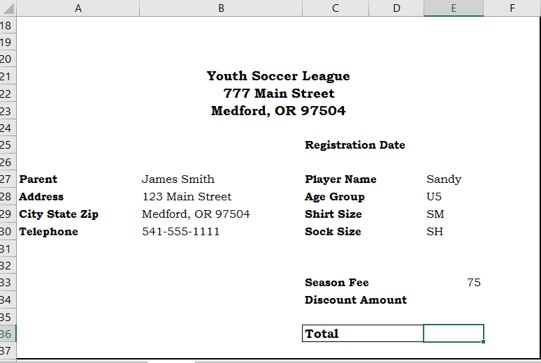 (Solved) - You want to enter a formula to calculate the total ...