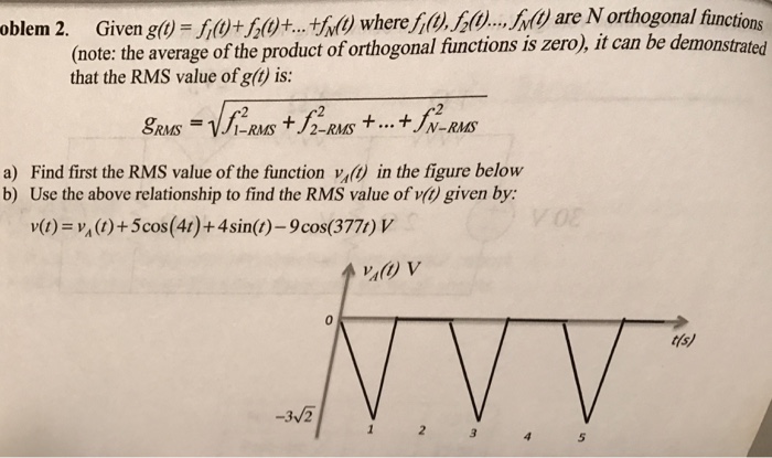 Solved Given g(t) f_1(t.).+.f_2(t) + f_N(t) where f_1(t), | Chegg.com