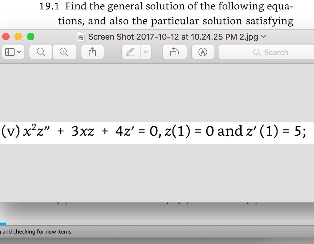 Solved 19.1 Find the general solution of the following equa- | Chegg.com