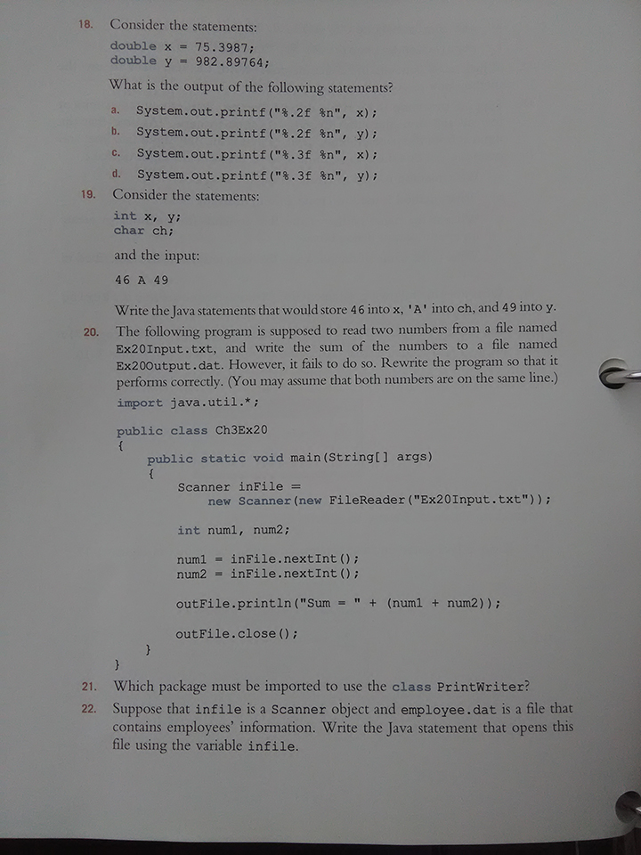 Solved Exercises 169 a. str.regionMatches (6, str1, 0, | Chegg.com