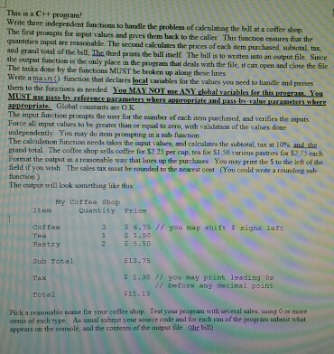 Solved This is a c++program! Write three independent | Chegg.com