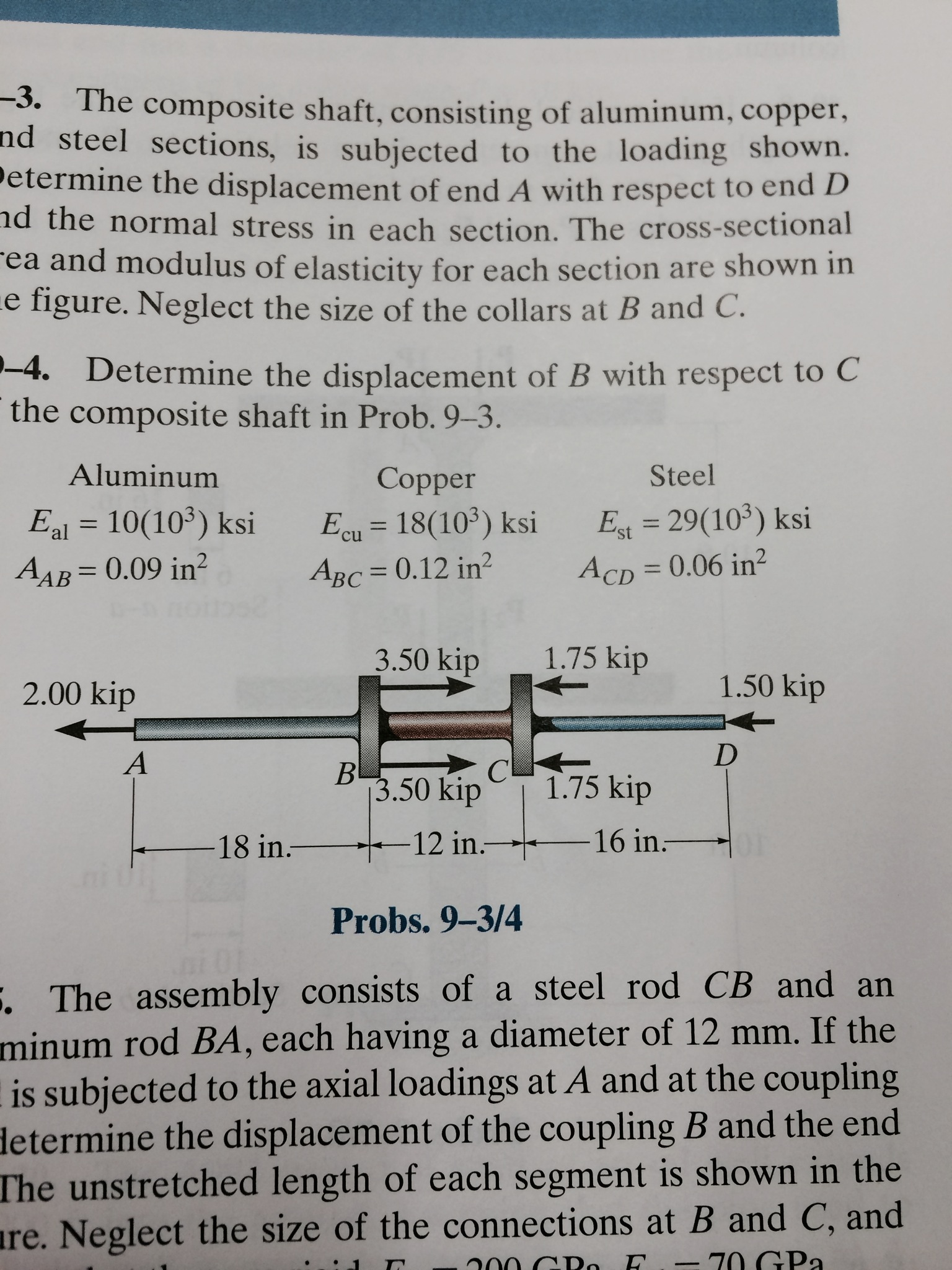 Solved Determine the displacement of B with respect to C of | Chegg.com Solved Determine the displacement of B with respect to C of | Chegg.com