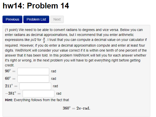 Solved hw14: Problem 14 Previous Problem List Next (1 point) | Chegg.com
