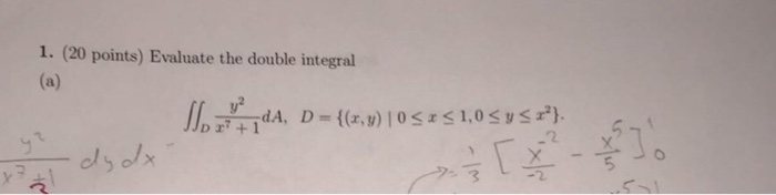 Solved Evaluate the double integral double integral_D | Chegg.com