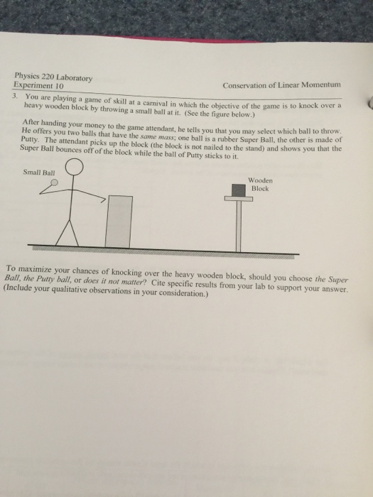 Solved Physics 220 Laboratory Experiment 10 Summary | Chegg.com