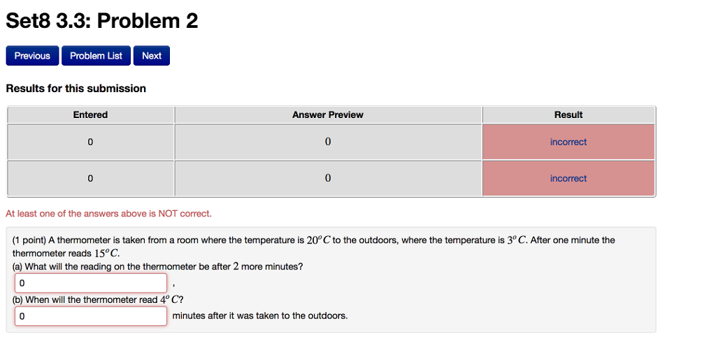 Results for this submission At least one of the | Chegg.com