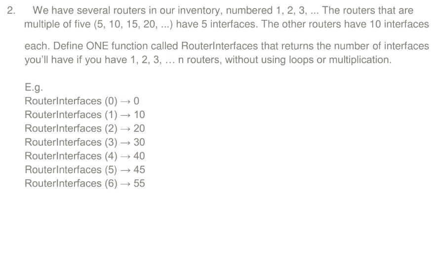 Solved We have several routers in our inventory, numbered 1, | Chegg.com