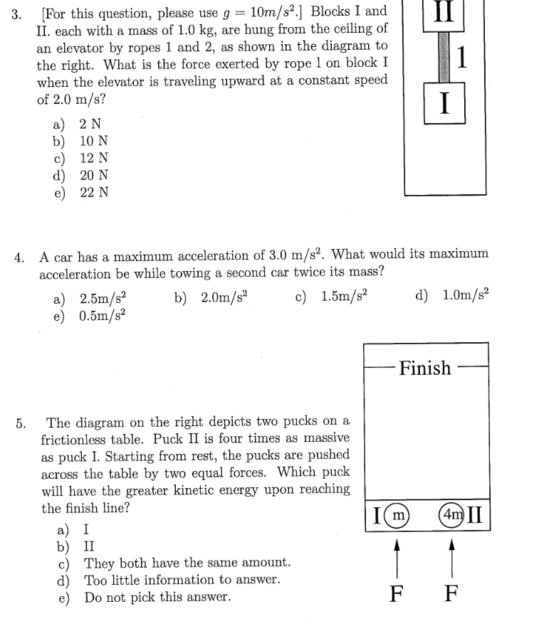 Solved These are easy physics problems Please show the | Chegg.com