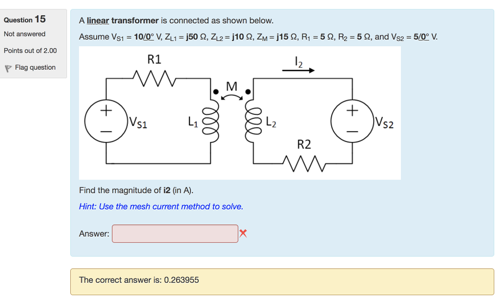 Solved Question 15 Not answered Points out of 2.00 A linear | Chegg.com