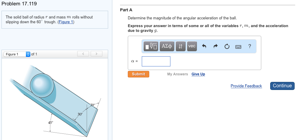 Solved The solid ball of radius r and mass m rolls without | Chegg.com