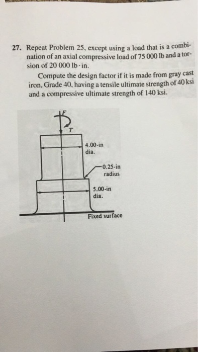 Solved Repeat Problem 25, except using a load that is a | Chegg.com Solved Repeat Problem 25, except using a load that is a | Chegg.com
