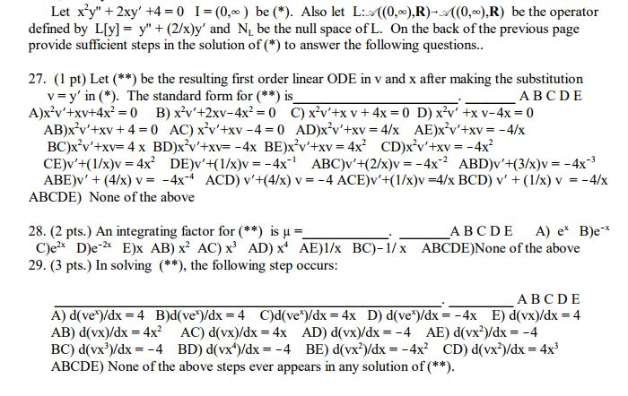 Solved calc 4 basic questions please solve them all they are | Chegg.com