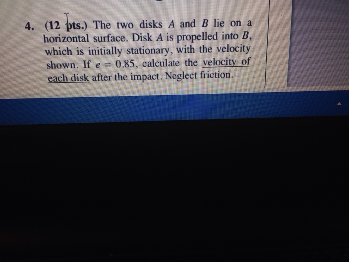 Solved The two disks A and B lie on a horizontal surface. | Chegg.com