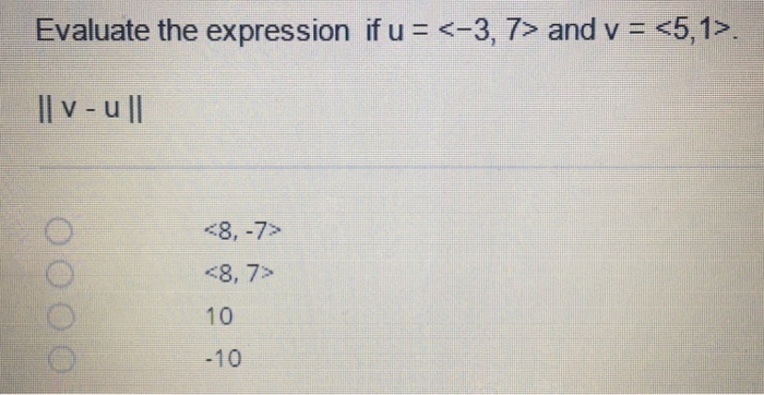 Solved Vector one is defined from (0,-1) to (4,0), Vector | Chegg.com