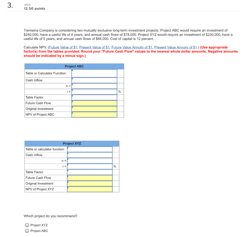 Solved value: 12.50 points A number of terms and concepts | Chegg.com