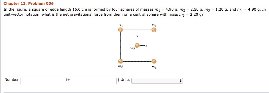 Solved Chapter 13, Problem 006 In the figure, a square of | Chegg.com