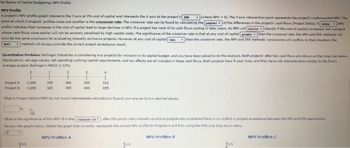 Solved A project NPV profile graph intersects the Y Axis at | Chegg.com
